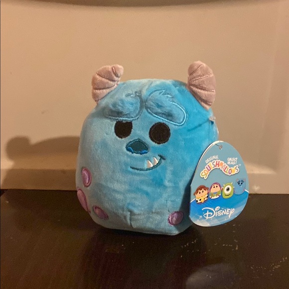 Disney | Toys | Disney Sully Blue And Pink Stuffed Animal Plush | Poshmark